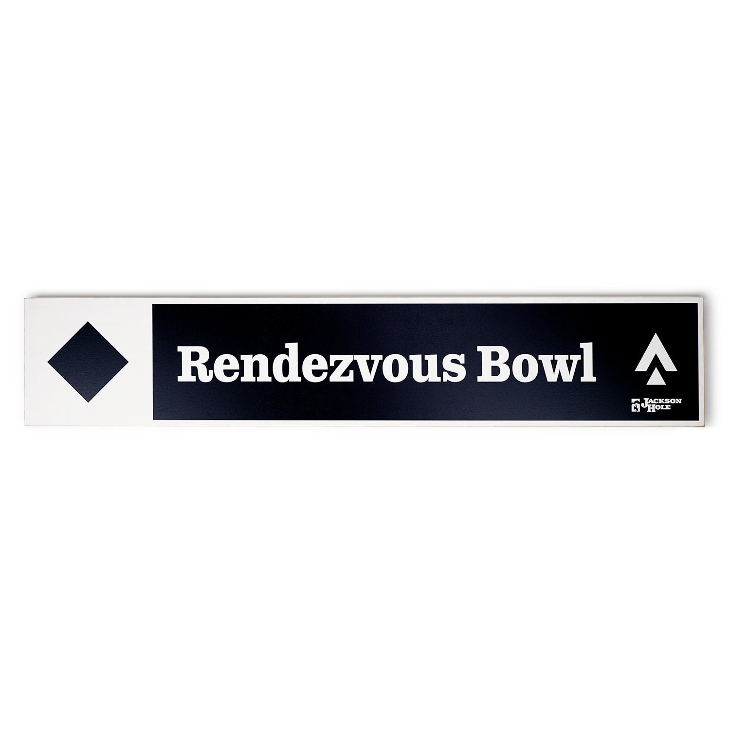 Rendezvous Wood Trail Sign – Jackson Hole Mtn Resort